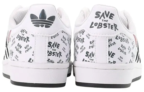 Adidas Philip Colbert X Superstar 'save The Lobster' Sneakers