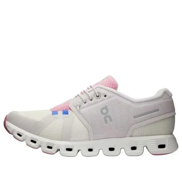 On Cloud 5 "ivory Blossom" Performance Running Shoes - Ivory/blossom
