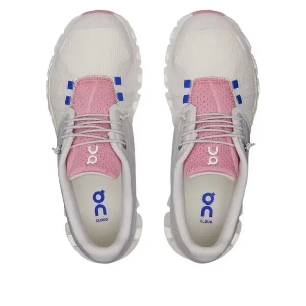On Cloud 5 "ivory Blossom" Performance Running Shoes - Ivory/blossom