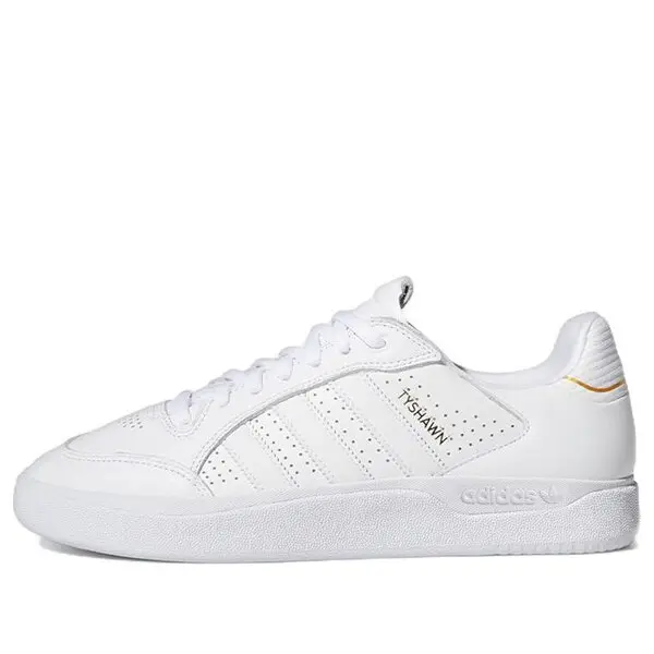 Adidas Tyshawn Low " Gold Metallic" Sneakers - White
