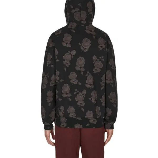 JORDAN X A Ma Maniere All Over Print Fleece Hoodie - Black/medium Ash