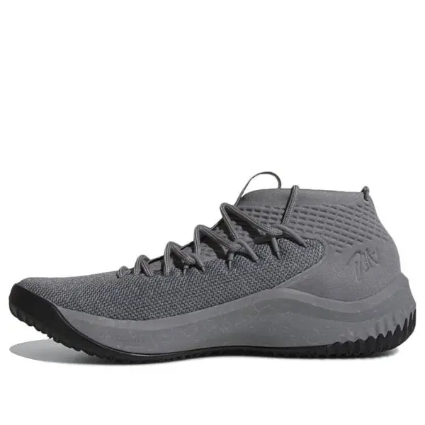 Adidas Dame 4 Mid Top Sneakers - Grey/black