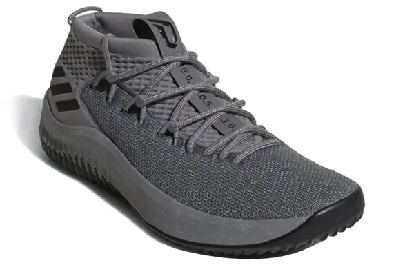 Adidas Dame 4 Mid Top Sneakers - Grey/black