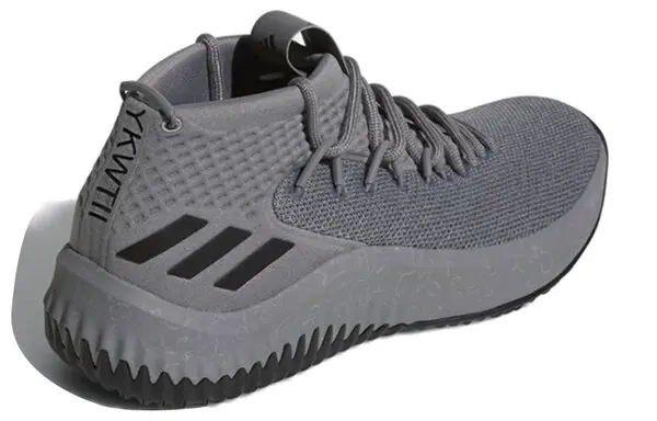 Adidas Dame 4 Mid Top Sneakers - Grey/black