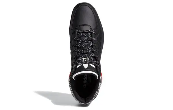 Adidas Hard Court High Top Sneakers With Overbranding
