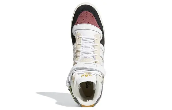 Adidas Forum 84 High Multi-material Sneakers - White/black/green