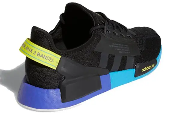 Adidas Nmd_r1 V2 'carbon Shock Yellow' Sneakers - Black