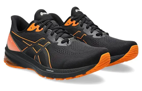 Asics Gt-1000 12 Gore-tex Sneakers - Black/bright Orange