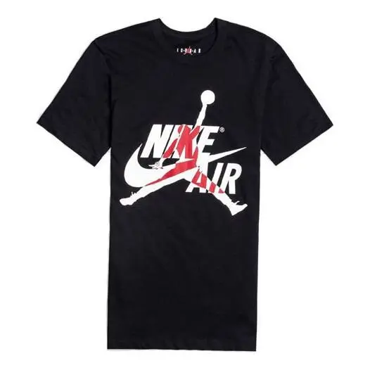 JORDAN Classics Flying Printing Short Sleeve - Black