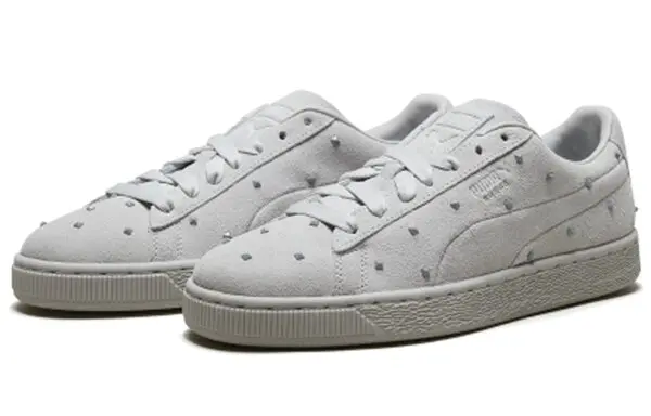 PUMA Suede Studded Lace-up Sneakers