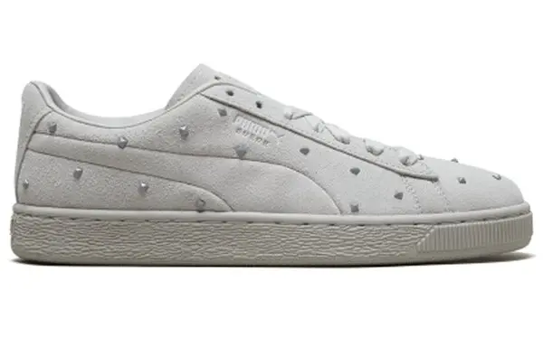 PUMA Suede Studded Lace-up Sneakers