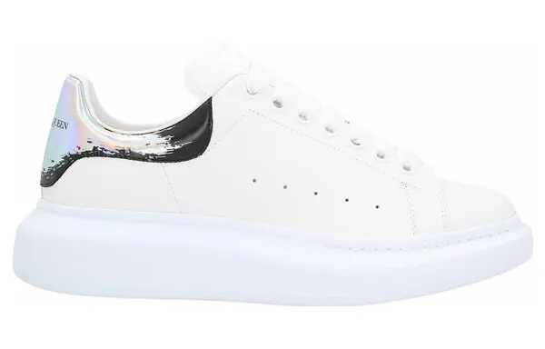 Alexander McQueen Oversized Sneakers - White/black/silver
