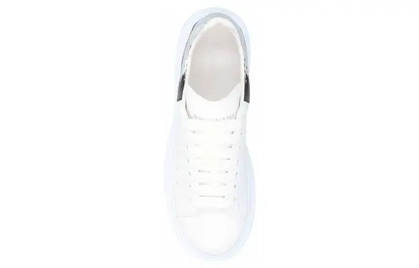 Alexander McQueen Oversized Sneakers - White/black/silver