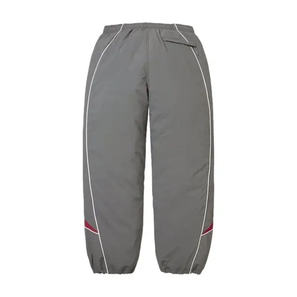 Supreme Fw25 Contrast Piping Track Pant - Grey