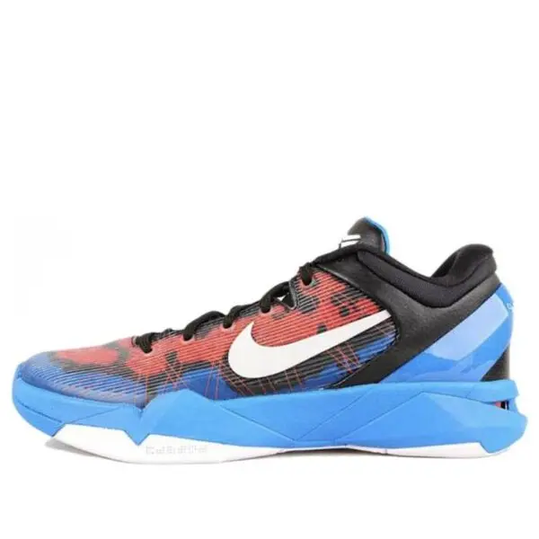 Nike Zoom Kobe 7 System Basketball Sneakers - Blue/white/orange