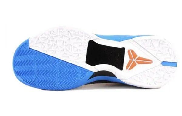 Nike Zoom Kobe 7 System Basketball Sneakers - Blue/white/orange