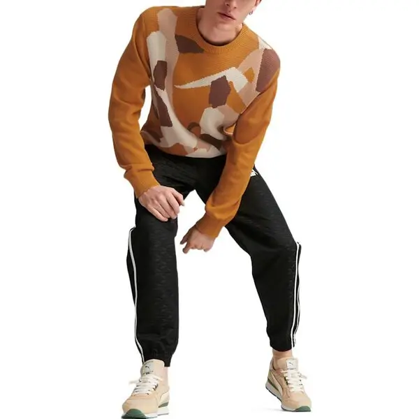 PUMA Players Lounge Knit Crew Neck Sweater