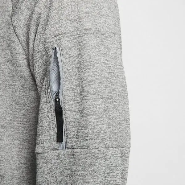 Nike Therma-fit Full-zip Fitness Hoodie - Grey