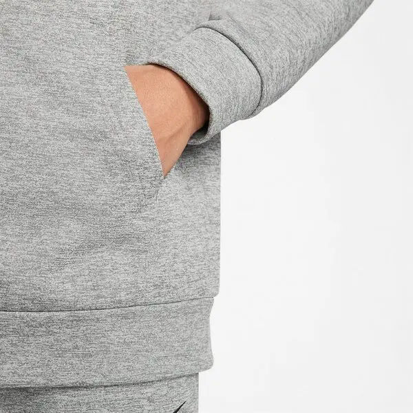 Nike Therma-fit Full-zip Fitness Hoodie - Grey