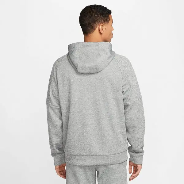 Nike Therma-fit Full-zip Fitness Hoodie - Grey