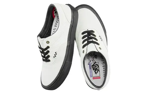 VANS Breana Geering X Era 'marshmallow Black' Sneakers