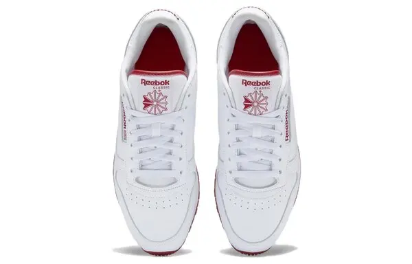REEBOK Classic Leather Sneakers - White/red