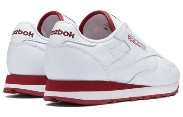 REEBOK Classic Leather Sneakers - White/red