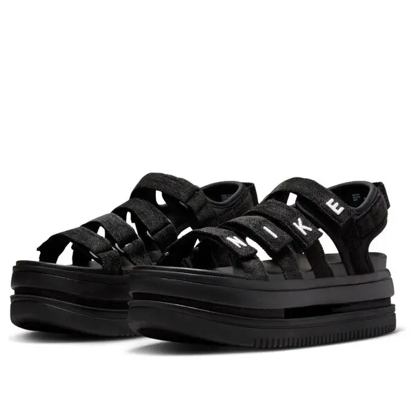Nike Icon Classic Se Platform Sandals - Black