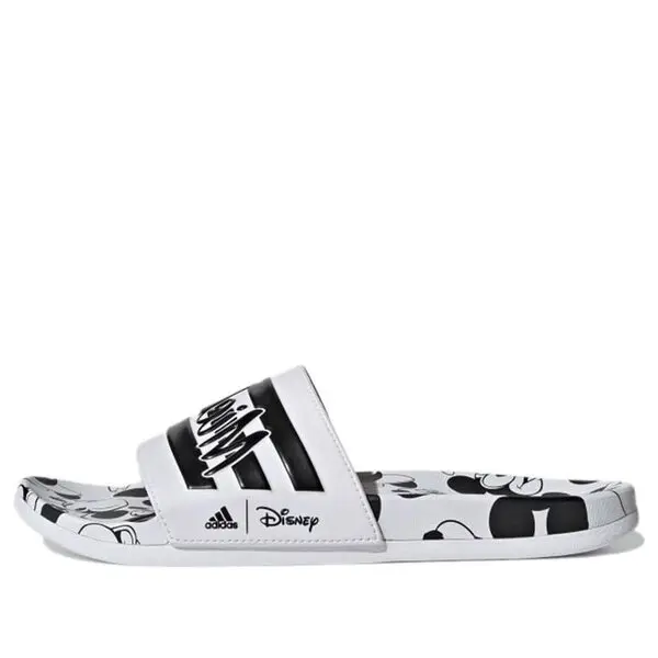 Adidas Disney X Adilette Comfort Slide 'mickey Mouse - White/black