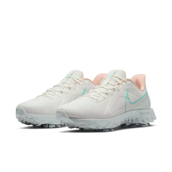 Nike React Infinity Pro Golf Shoes - Creamyellow/silver
