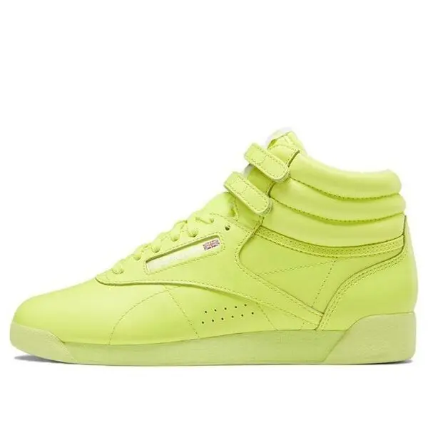 REEBOK Freestyle Hi High Top Sneakers - Yellow