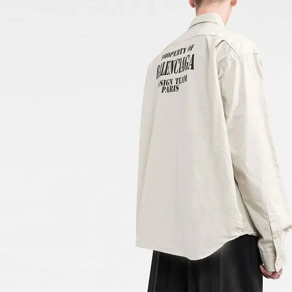 Balenciaga Property Of Back Print Shirt