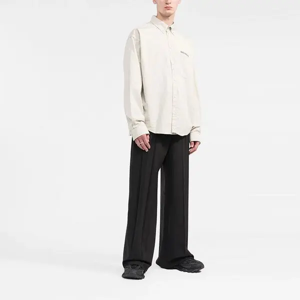 Balenciaga Property Of Back Print Shirt - Ecru