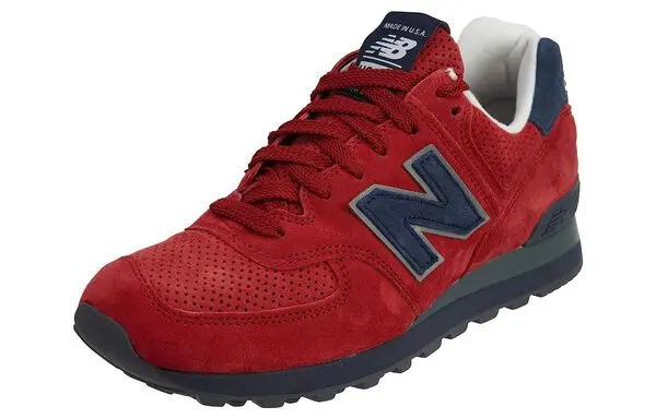 NEW BALANCE 574 Made In Usa - Red