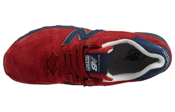 NEW BALANCE 574 Made In Usa - Red