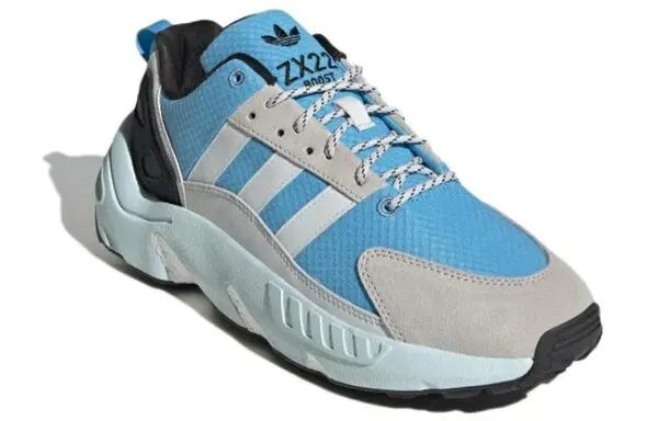 Adidas Zx 22 Boost Sneakers - Cloud White/cloud White/sky Rush