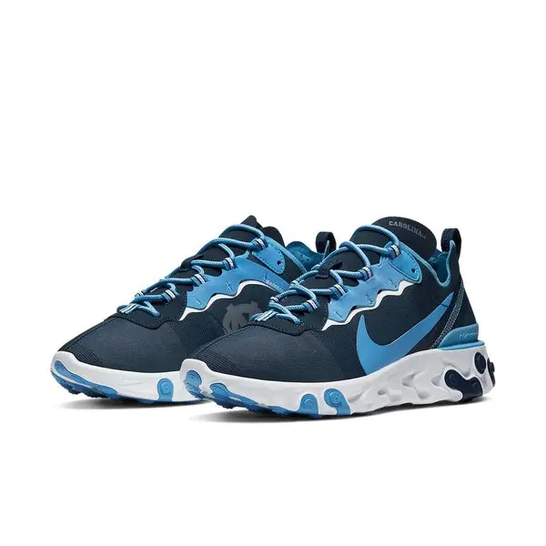 Nike React Element 55 "unc Tar Heels" Sneakers - Blue/white
