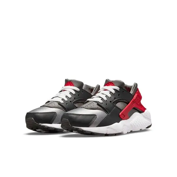 Nike Huarache Run Sneakers - Gray/white/red