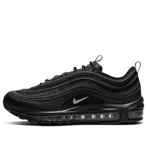 Nike Max 97 Metallic Silver Sneakers - Black