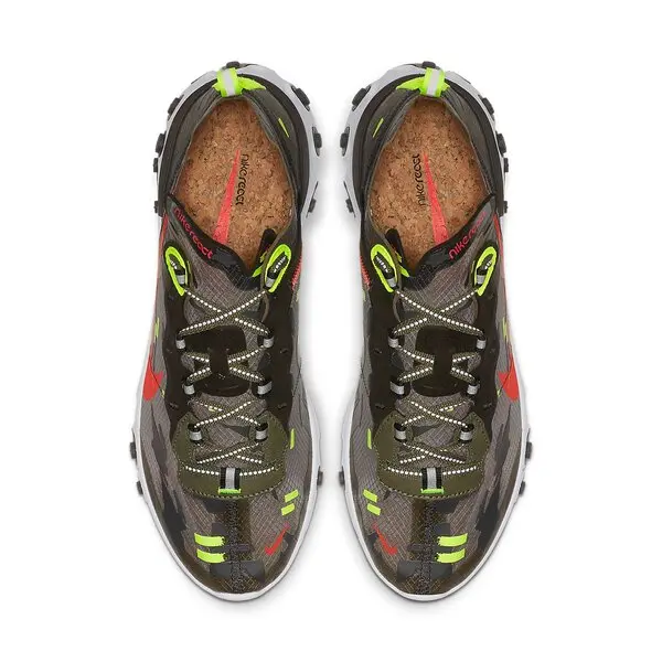 Nike React Element 87 Camouflage Sneakers - Black/red