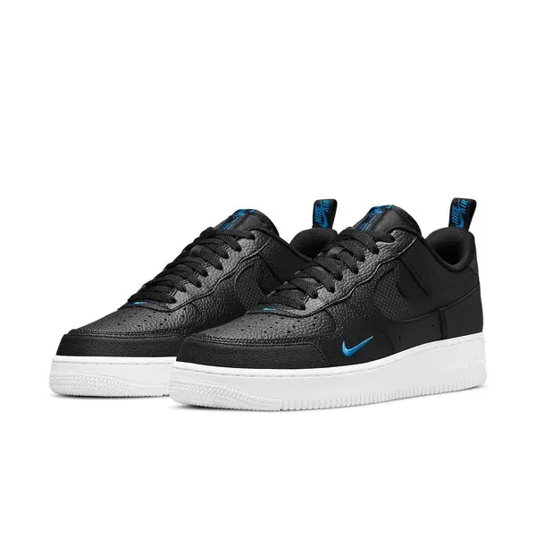 Nike Force 1 Lv8 "reflective Swoosh - Black/blue
