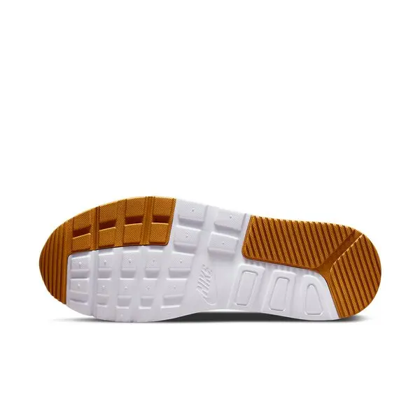 Nike Max Sc Leather Low Top Sneakers - White/yellow