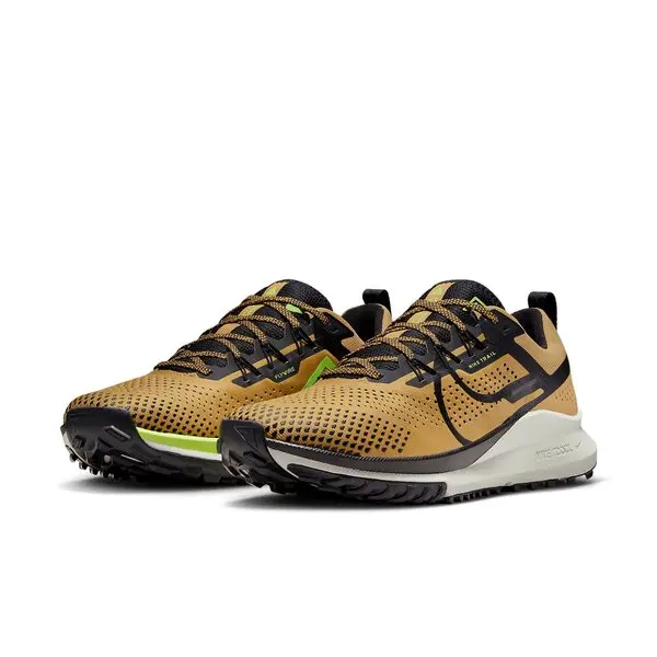 Nike React Pegasus Trail 4 Sneakers - Elemental Gold/light Bone/ghost Green