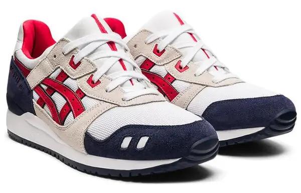 Asics Gel Lyte 3 Og 'emerging Market' Sneakers - White/blue/red