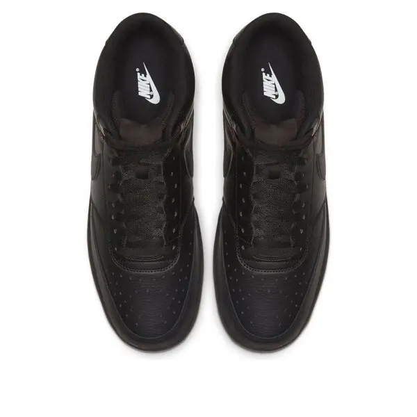 Nike Court Vision Mid High Top Sneakers - Black