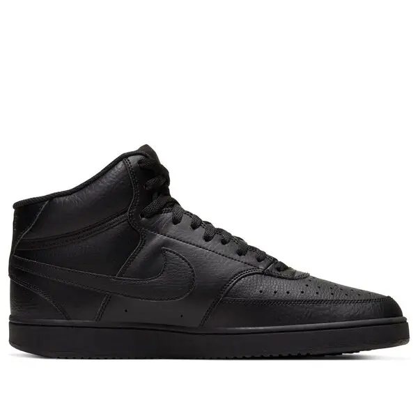 Nike Court Vision Mid High Top Sneakers - Black