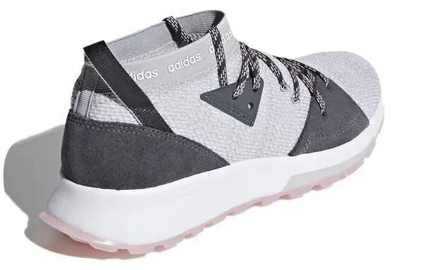 Adidas Quesa Mid-top Sneakers - Grey/true Pink
