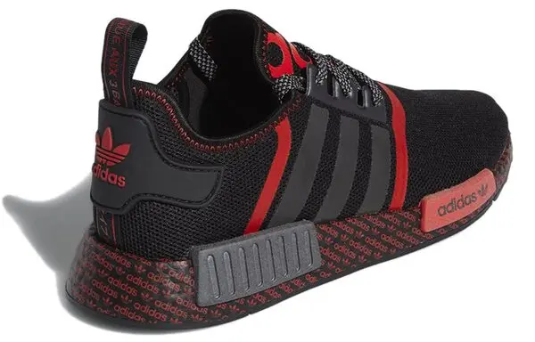 Adidas Nmd_r1 'boost Print' Sneakers - Black/red
