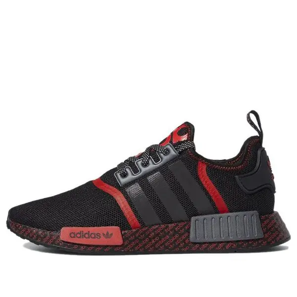 Adidas Nmd_r1 'boost Print' Sneakers - Black/red