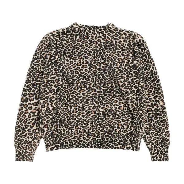 StÜssy Print Pullover Sweater - Leopard